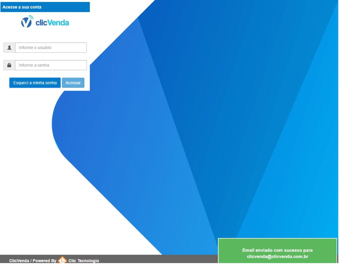 Senha | ClicVenda